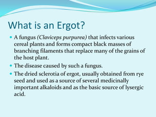 Ergotism-SEC.A | PPTX