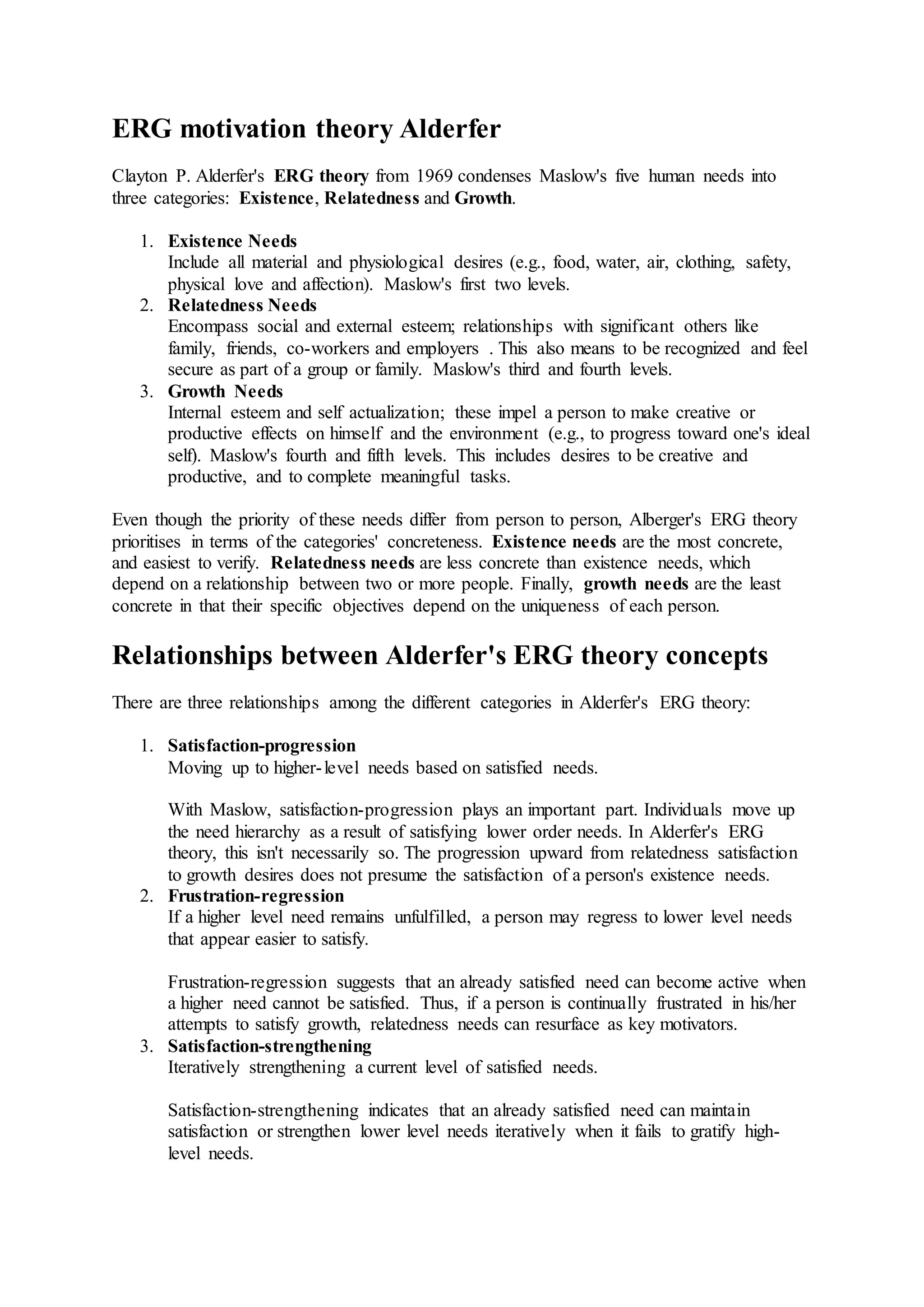 Erg theory | DOCX