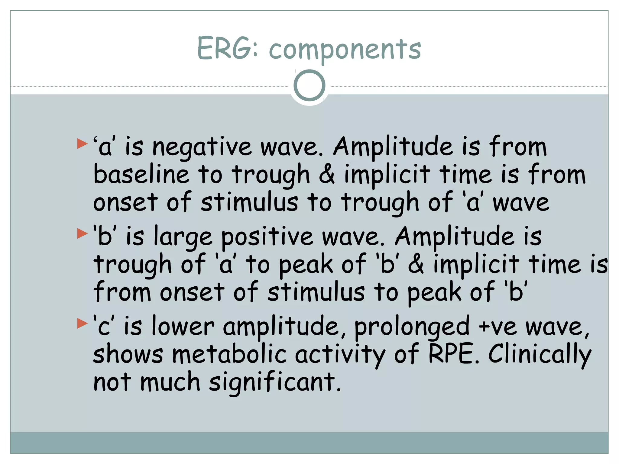 Electrodiadnostic tests ERG and VEP | PPT