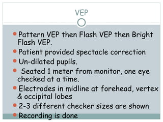 Electrodiadnostic tests ERG and VEP | PPT