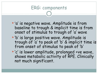 Electrodiadnostic tests ERG and VEP | PPT