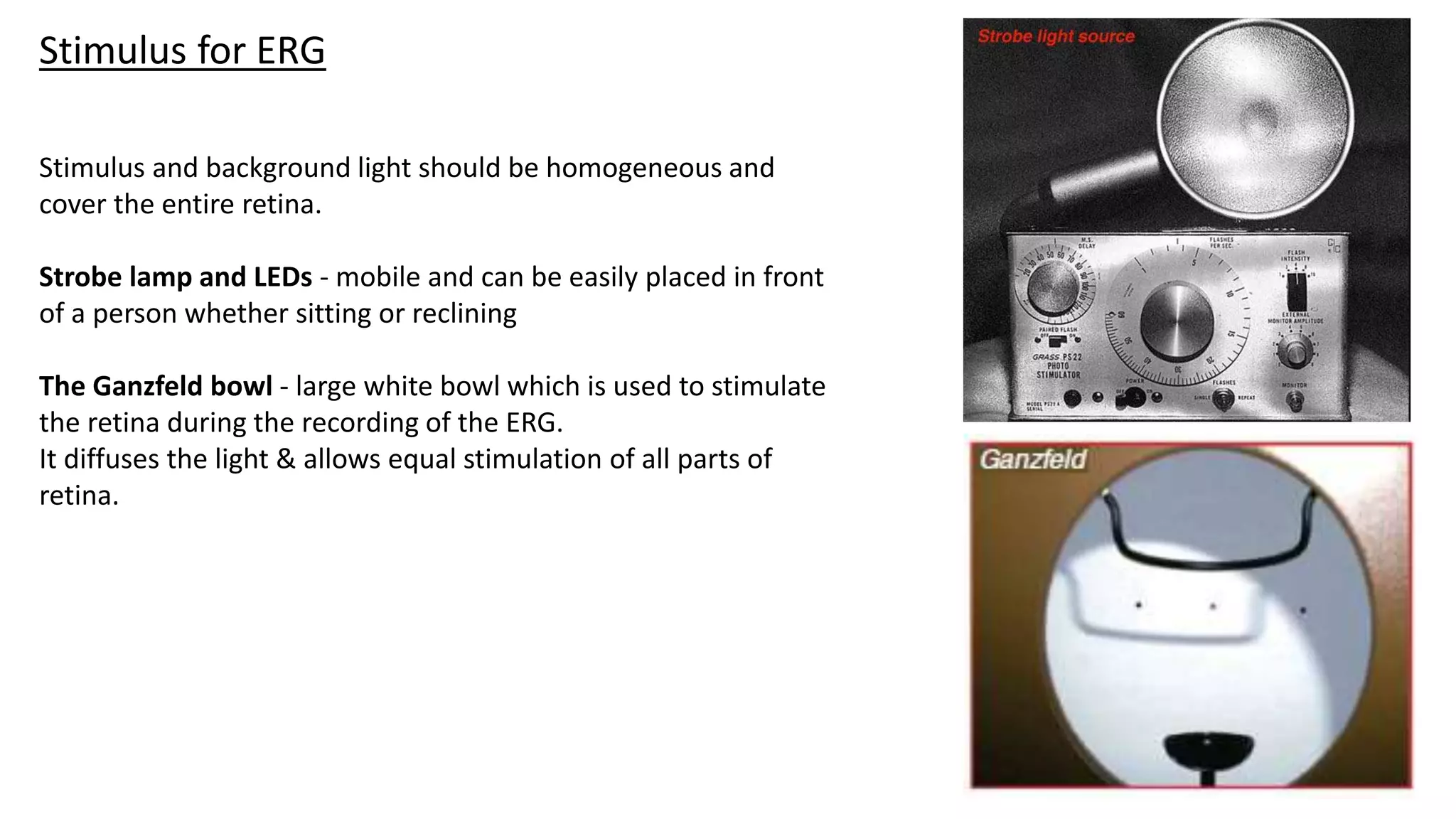 Electroretinogram and Clinical Applications | PPTX