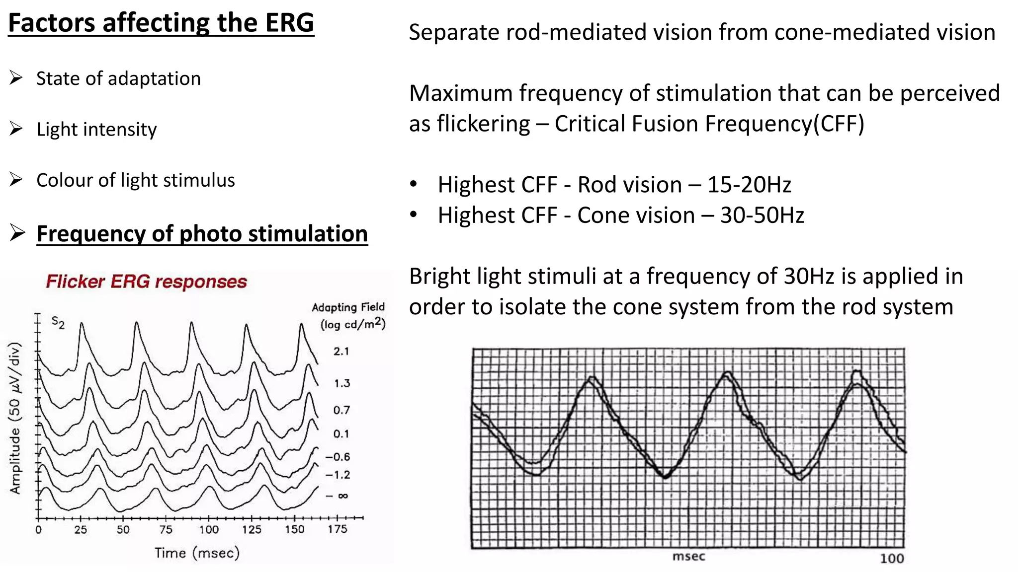 Electroretinogram and Clinical Applications | PPTX