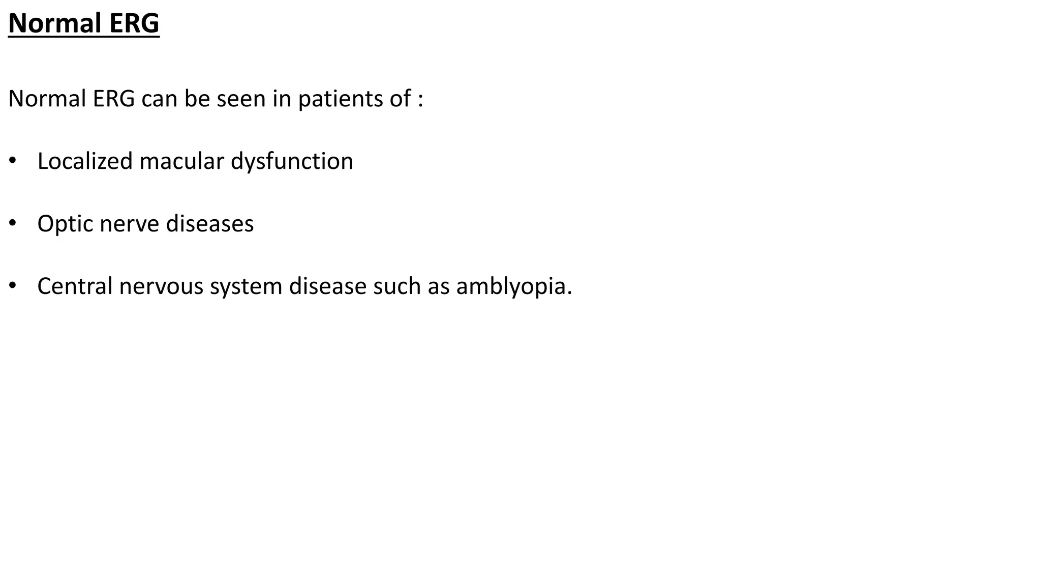 Electroretinogram and Clinical Applications | PPTX