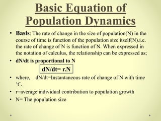 Population Dynamics | PPTX