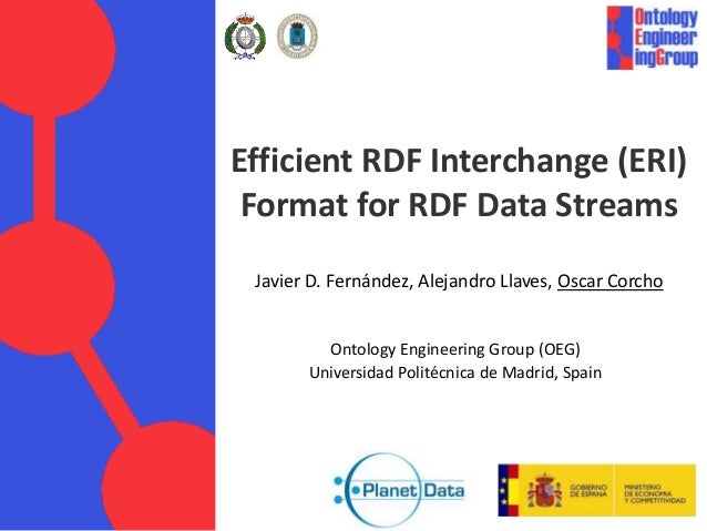 Efficient RDF Interchange (ERI) Format for RDF Data Streams