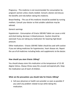 Eriacta 100mg | PDF