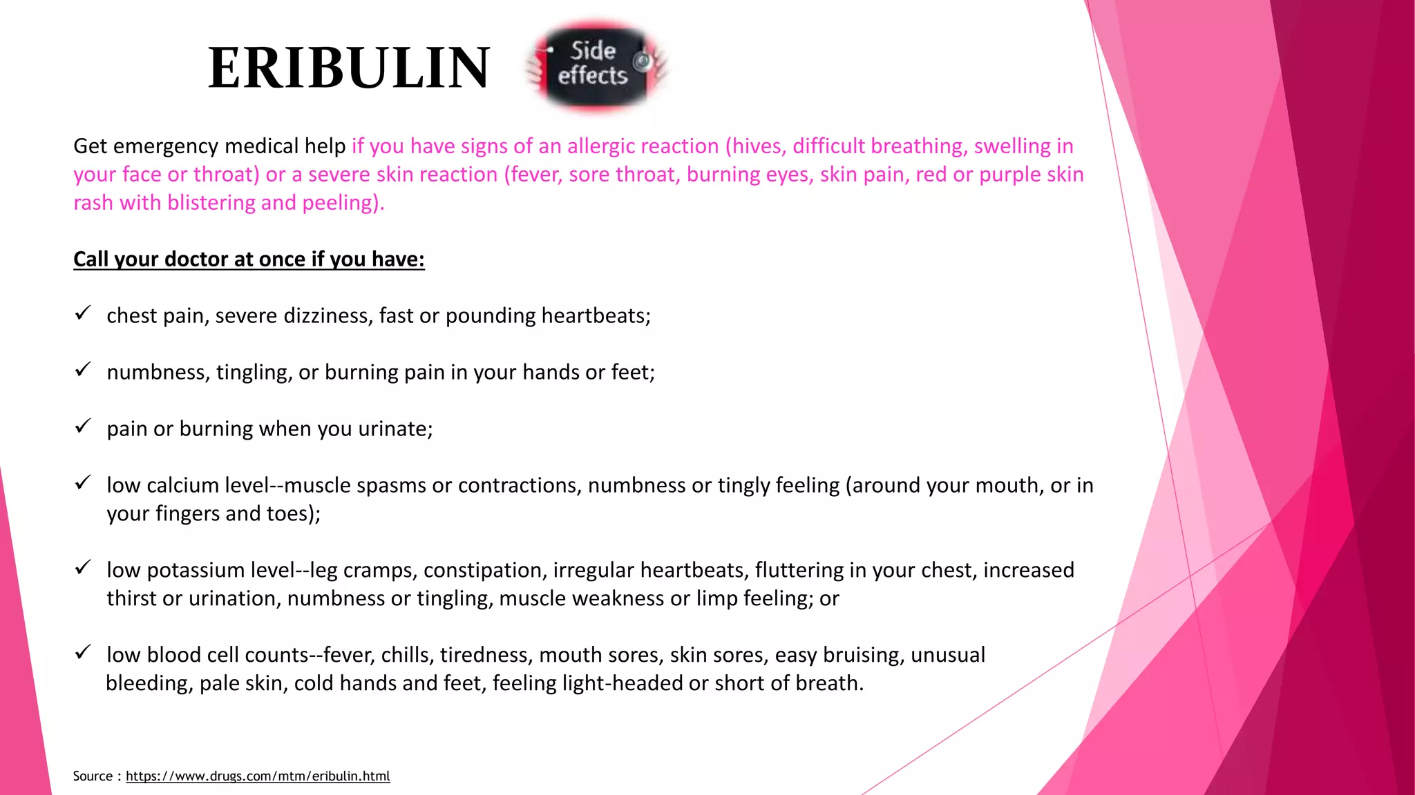 Eribulin halaven injection lowest cost, dosage, uses and side effects ...