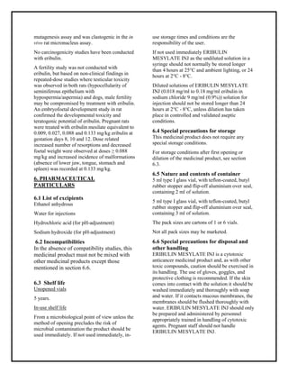 Eribulin mesylate inj 0.44 mgml solution for injection smpc taj ...