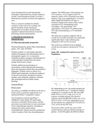 Eribulin mesylate inj 0.44 mgml solution for injection smpc taj ...