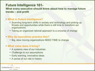 Eric Garland Future Intelligence | PPT