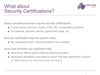 Eric java card-basics-140314 | PDF | Operating Systems | Computer ...