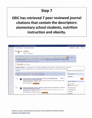 ERIC in 10 steps 042611 | PDF