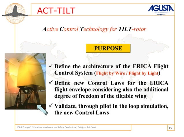 Erica The European Tiltrotor | PPT | Air Travel | Travel Type