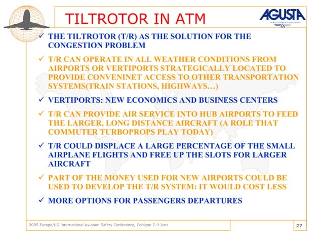 Erica The European Tiltrotor | PPT | Air Travel | Travel Type