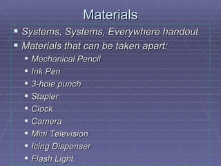 Systems, Systems Everywhere | PPT