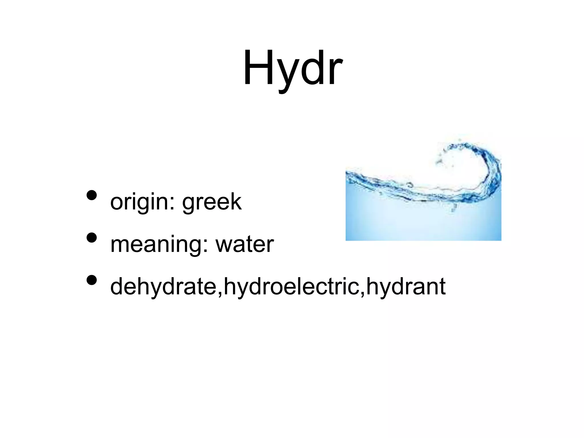 Eric's Root Words | PPT