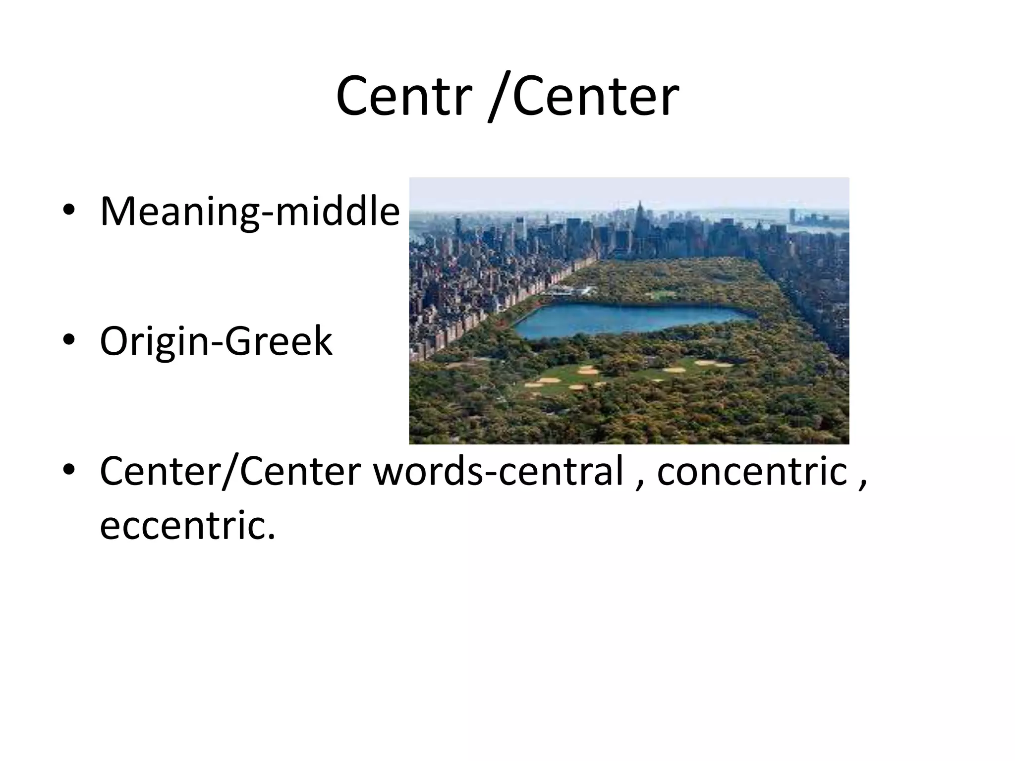 Eric and Mustafa's root words | PPTX
