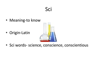 Eric and Mustafa's root words | PPTX