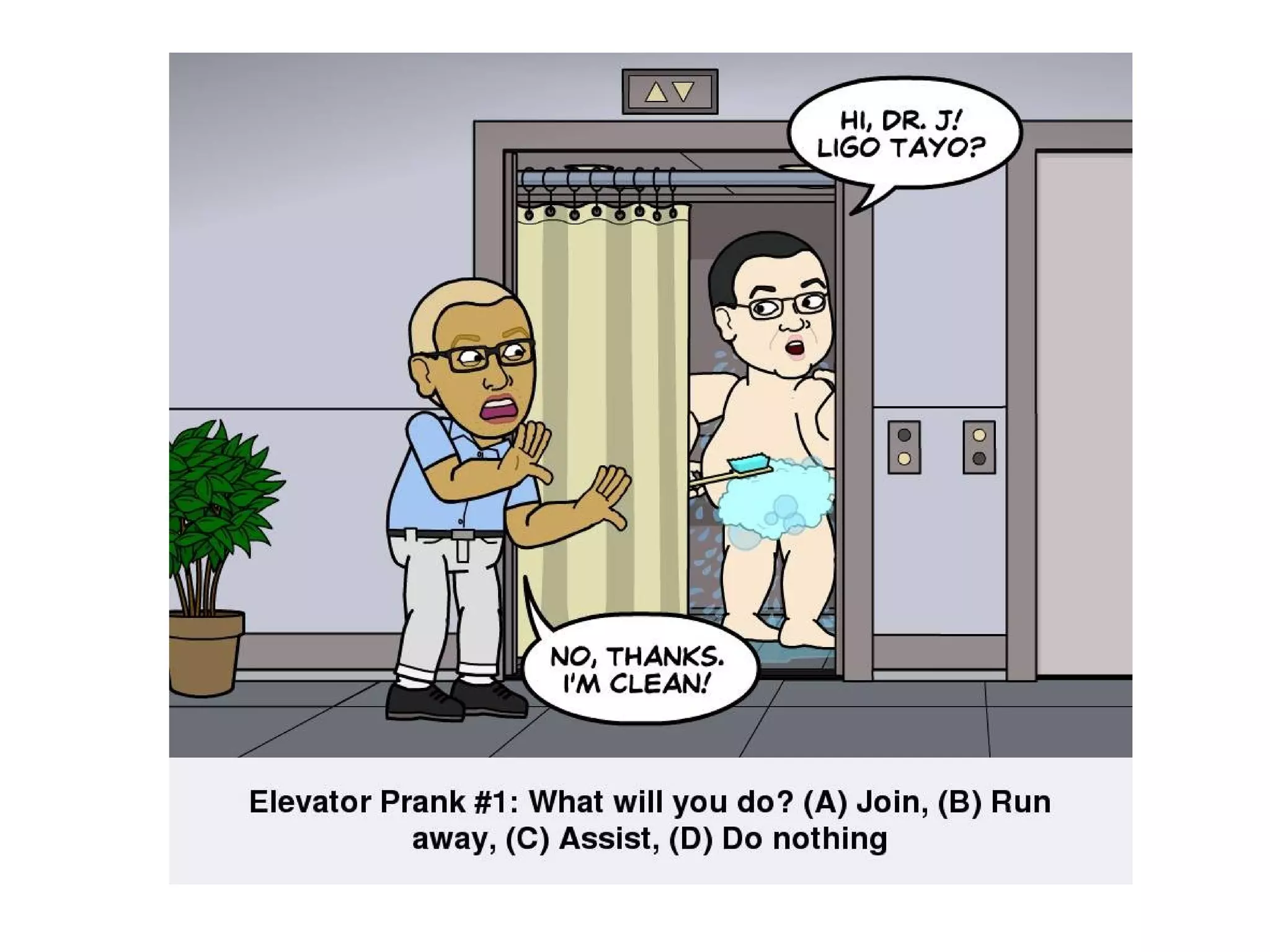 Eric & andy bitstrips-11" "Elevator Pranks" | PPT