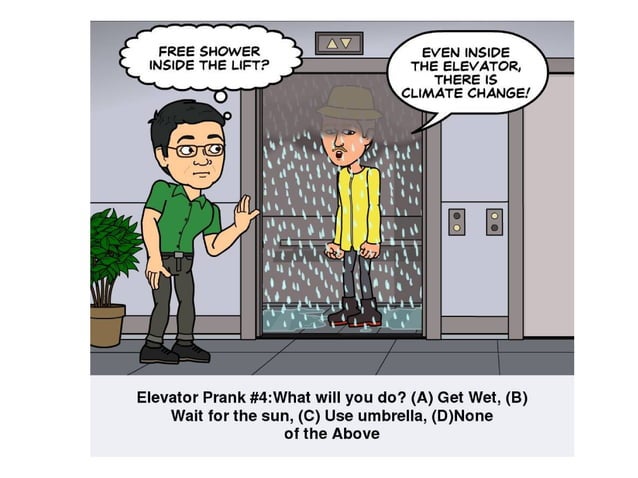 Eric And Andy Bitstrips 11 Elevator Pranks Ppt