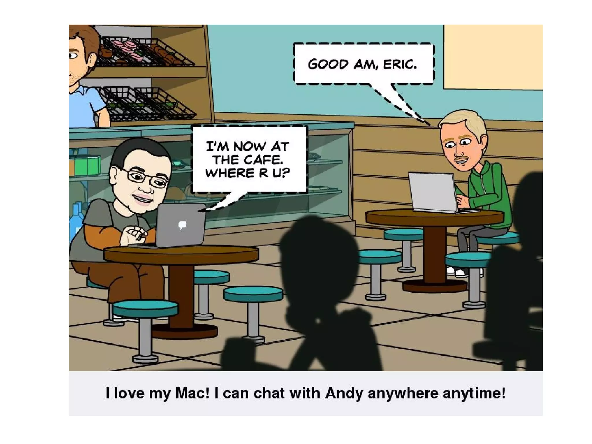 Eric & andy bitstrips-12: "I-love-my-Mac!" | PPT