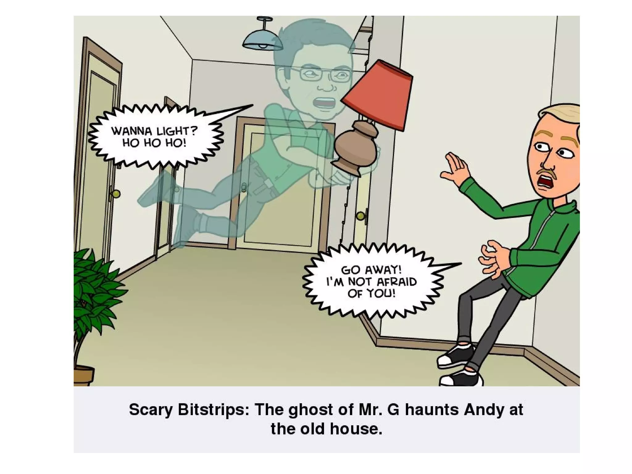 Eric & Andy Bitstrips 23 Scary-Bitstrips | PPT
