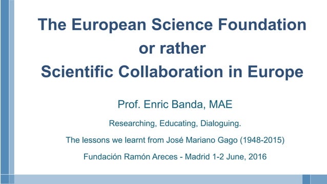 Eric Banda-Investigar, educar, dialogar | PPT | Free Download