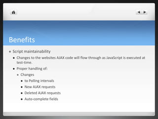 Eric Beland Ajax Load Testing Considerations | PPT