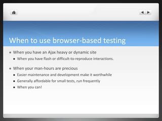 Eric Beland Ajax Load Testing Considerations | PPTX | Web Development ...