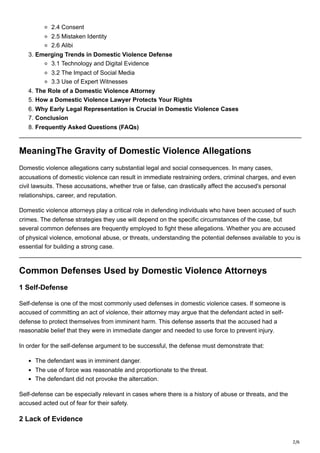 Common Defenses Used by Domestic Violence Attorneys in Carmel-1.pdf | Law