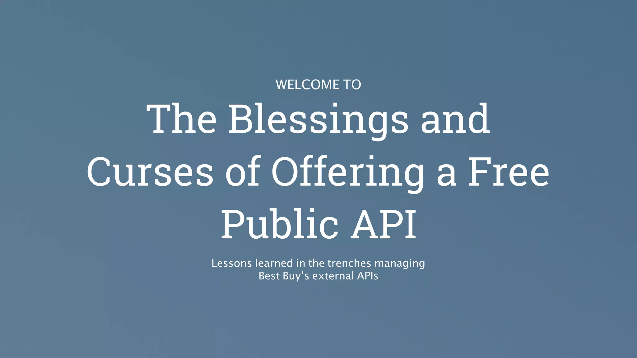 The Blessings and Curses of Offering a Free Public API | PDF