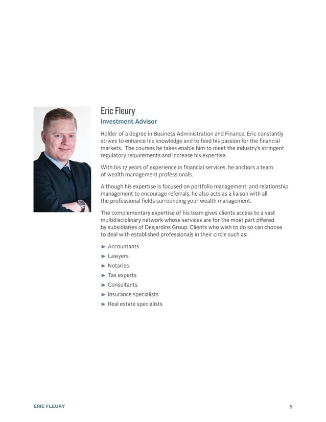 Eric fleury vmd brochure ang | PDF