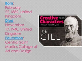 Eric gill | PPT