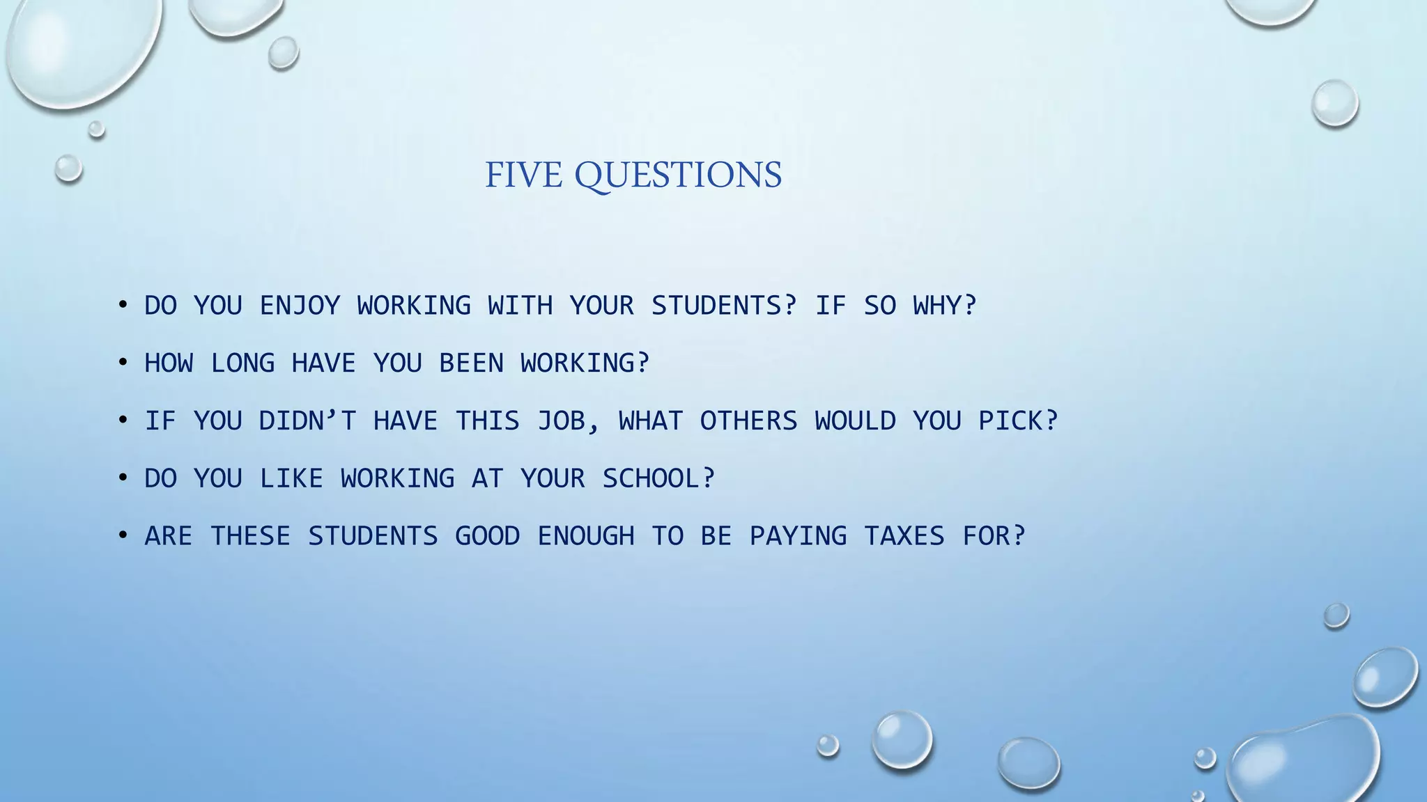 E.G. Interview with a Math Teacher | PPTX