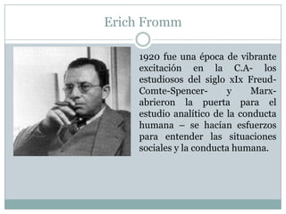 Erich fromm | PPTX
