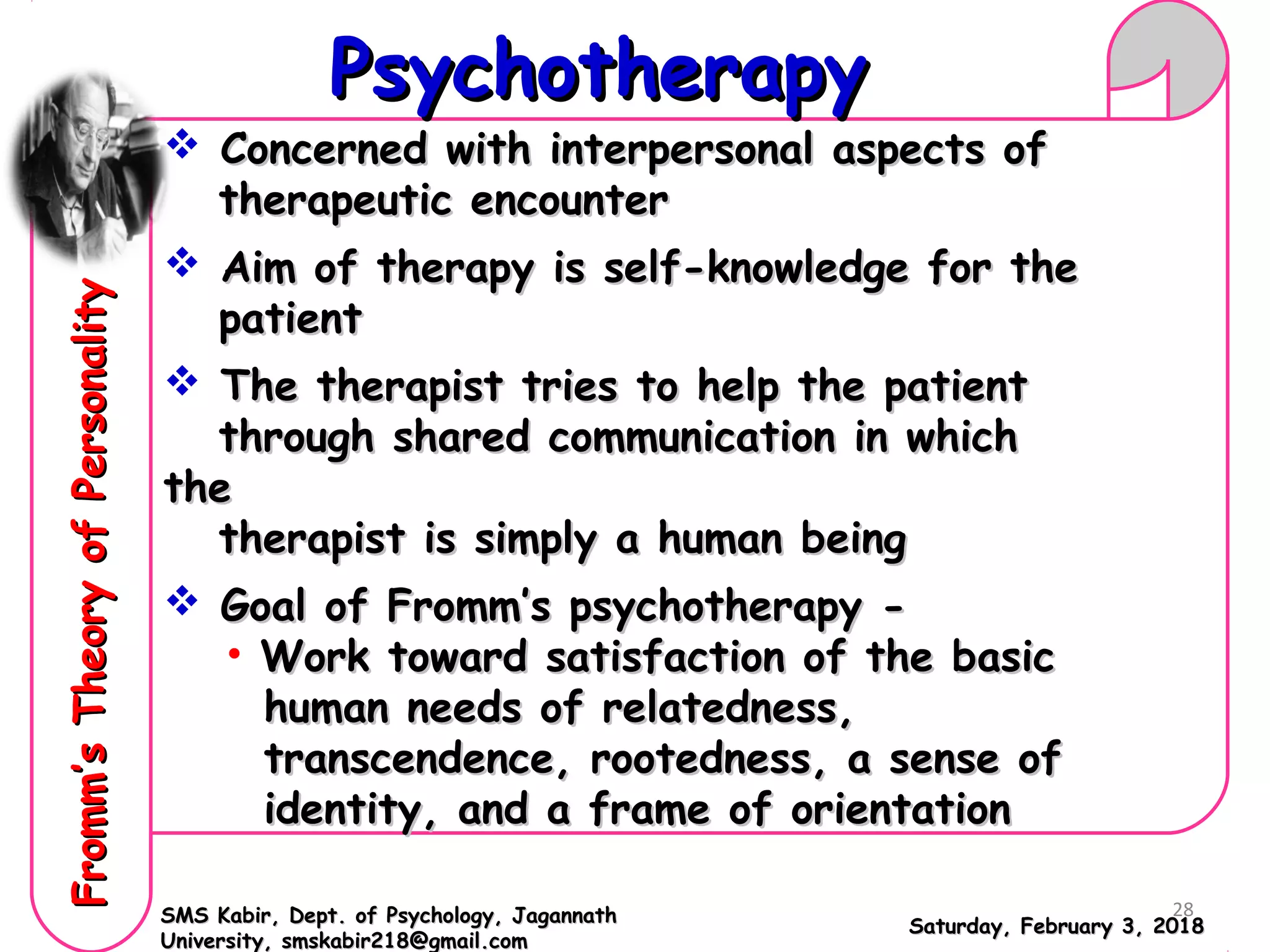 Erich fromm psychosocial theory | PPT