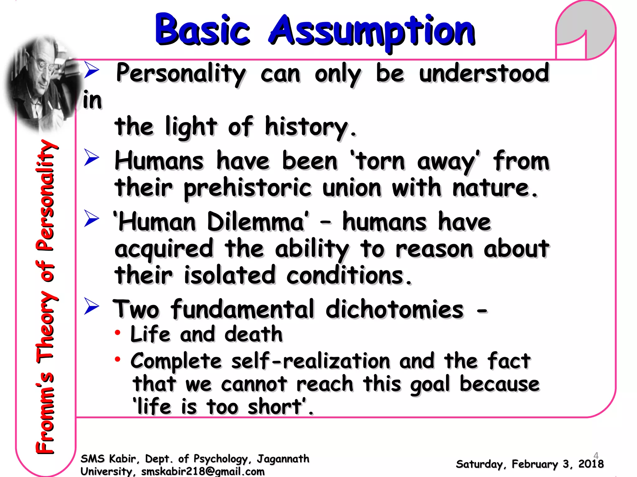 Erich fromm psychosocial theory | PPT