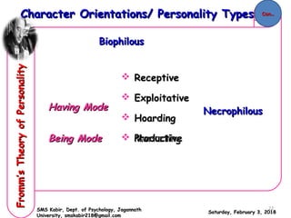 Erich fromm psychosocial theory | PPT