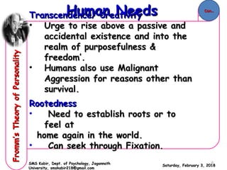 Erich fromm psychosocial theory | PPT