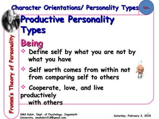 Erich fromm psychosocial theory | PPT