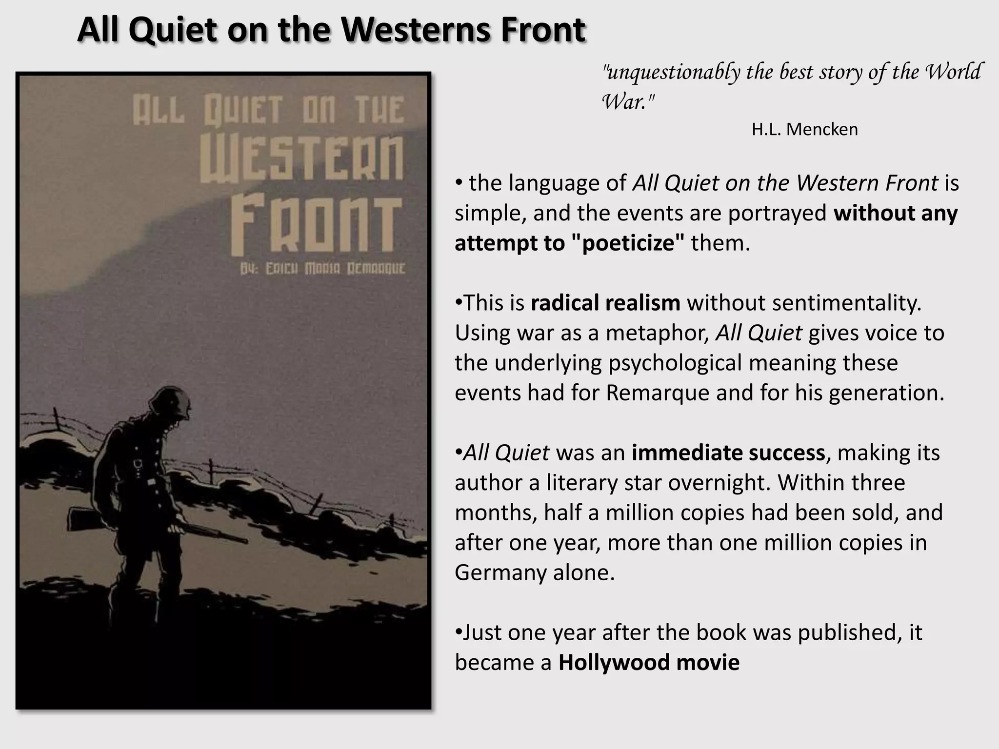 Erich Maria Remarque | PPTX