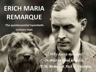 Erich Maria Remarque | PPTX