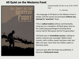 Erich Maria Remarque | PPTX