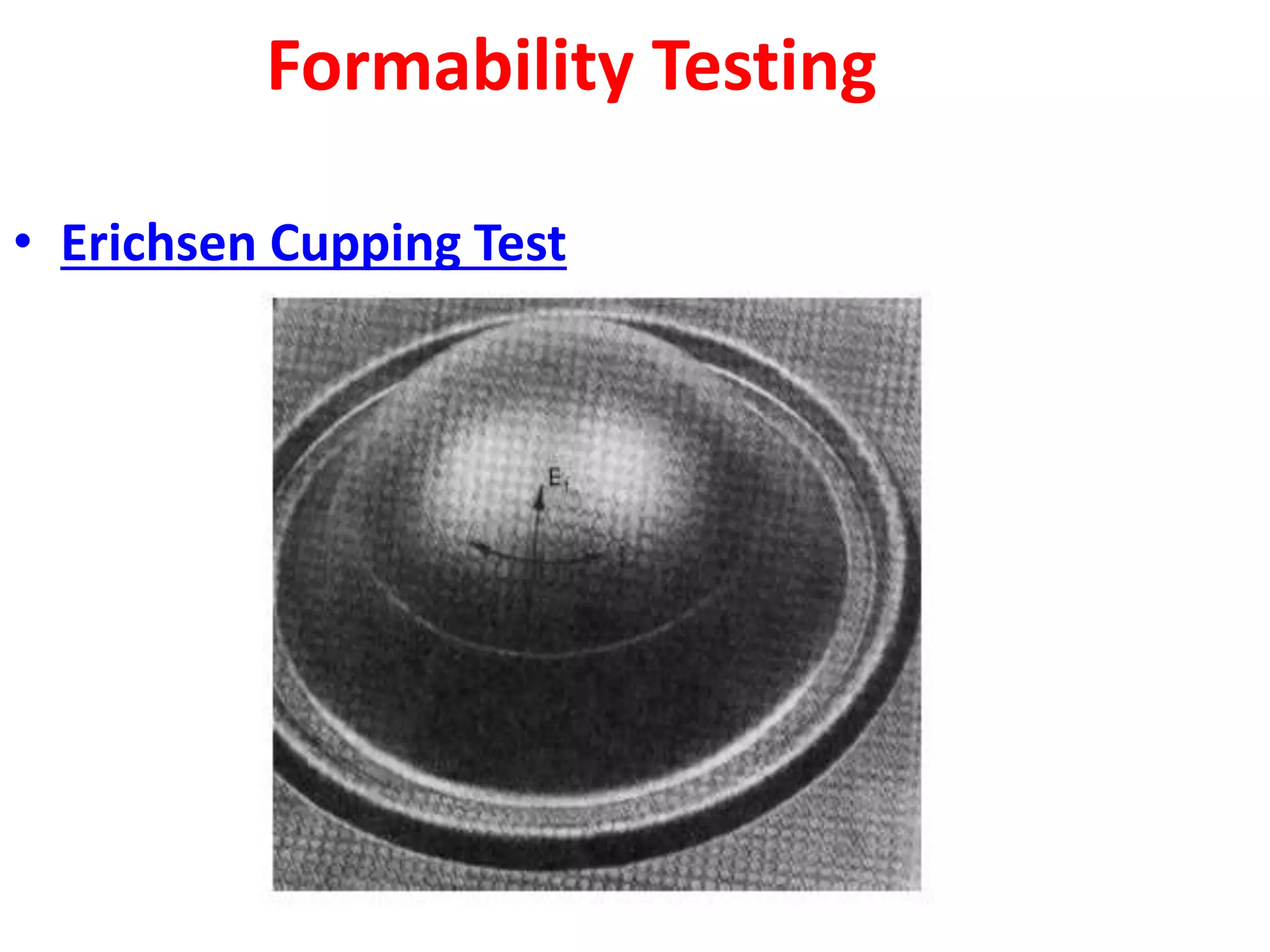 Erichsen cupping test | PPTX