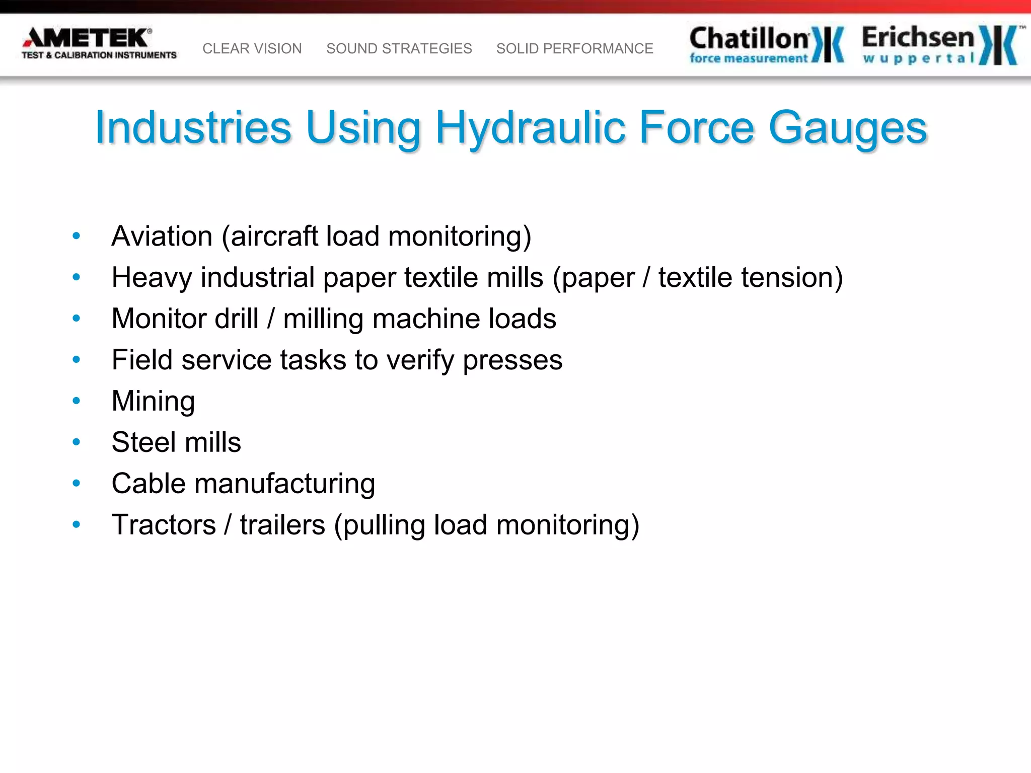 Erichsen Force Gauges | PPTX