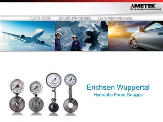 Erichsen Force Gauges | PPT