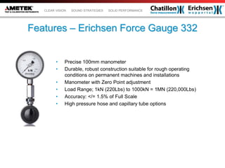 Erichsen Force Gauges | PPT