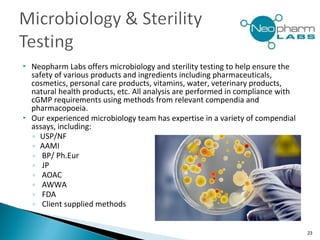 Eric Ittah - Consultant Neopharm Labs | Eric Ittah | PPT