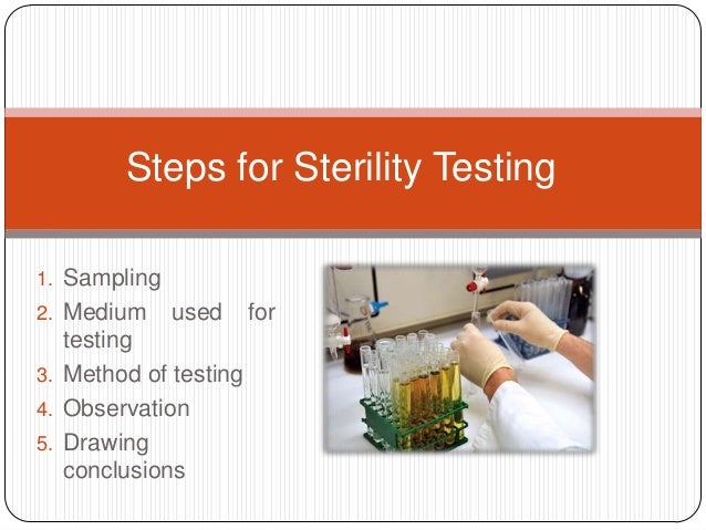 Eric Ittah PPT | Eric Ittah Sterility Testing PPT